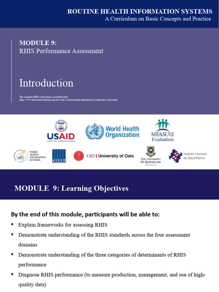 Module 9 PPT Introduction | PDF | World Health Organization | Health ...