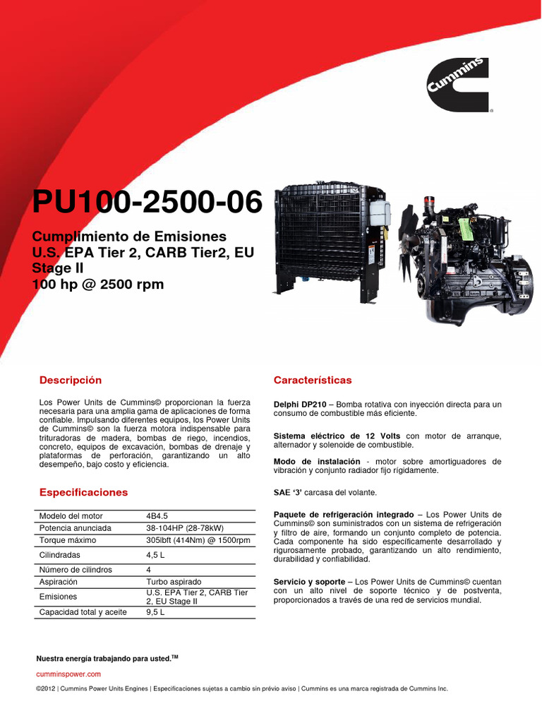 PU-100 Brochure-1 | PDF | Turbocompresor