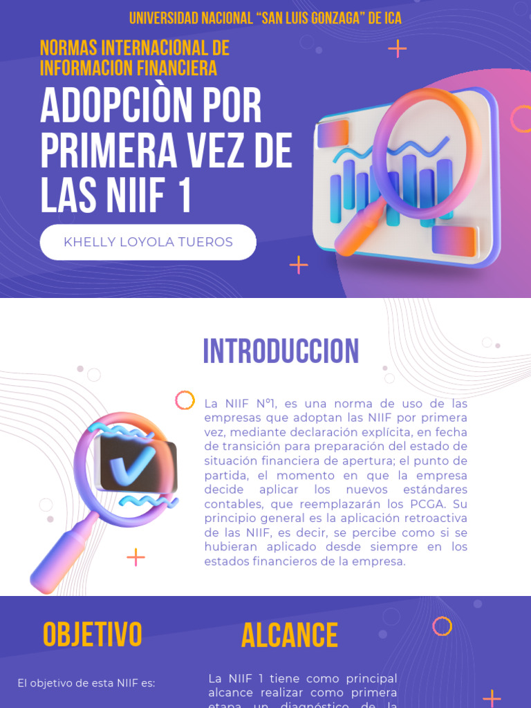 NIIF 1 | PDF | normas internacionales de INFORMACION FINANCIERA ...