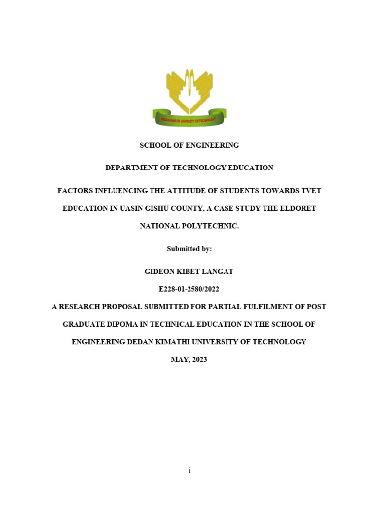 PGD Project Education | PDF | Sample Size Determination | Questionnaire