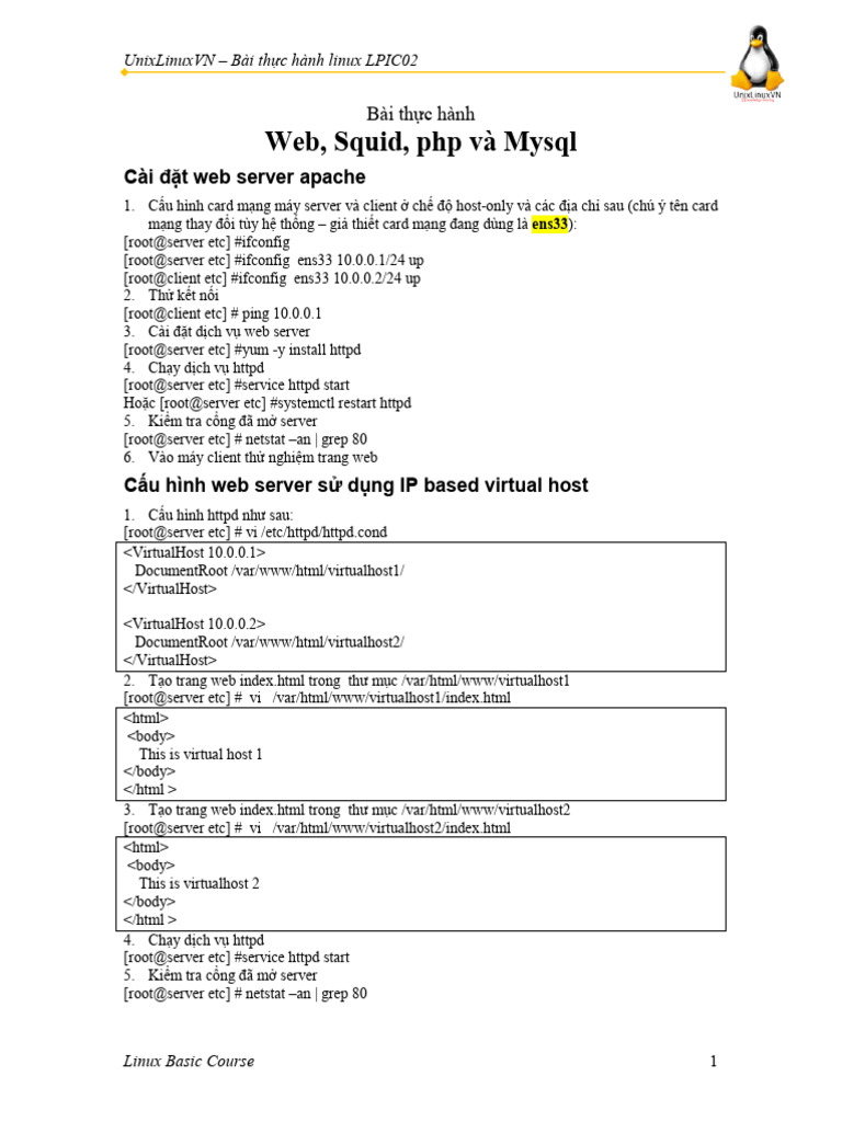 29.1. Web - Squid - PHP - Mysql | PDF
