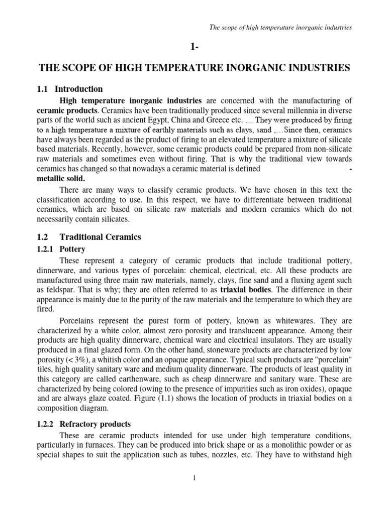 Chapter 1 Ceramics | Download Free PDF | Pottery | Ceramics Chapter 1 Ceramics | Download Free PDF | Pottery | Ceramics