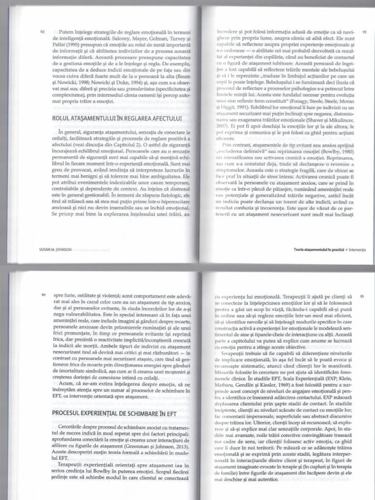 rolul mecanismelor de atasament | PDF