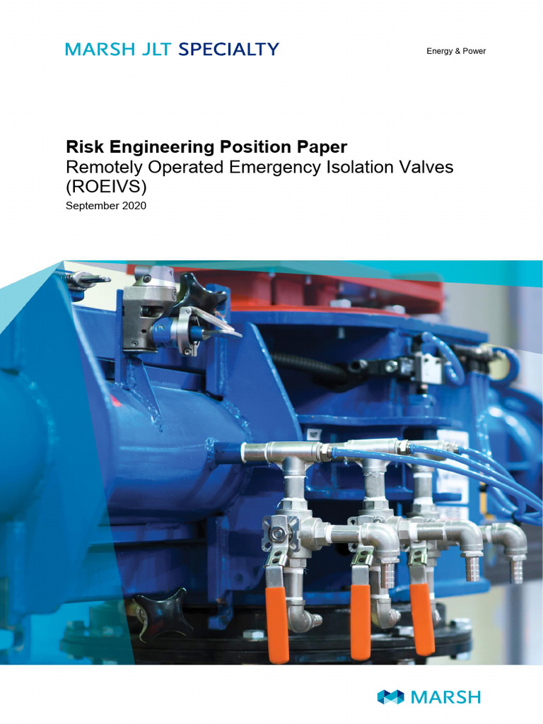 Remote Operated ESD Vales PDF | Download Free PDF | Valve | Pump