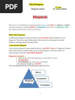 OLD CARTS Mnemonic for History Taking | PDF | Pain | Diseases And Disorders