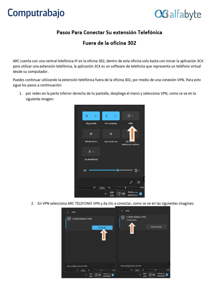 Pasos Para Conectar Su Extensión Telefónica Desde Casa | PDF