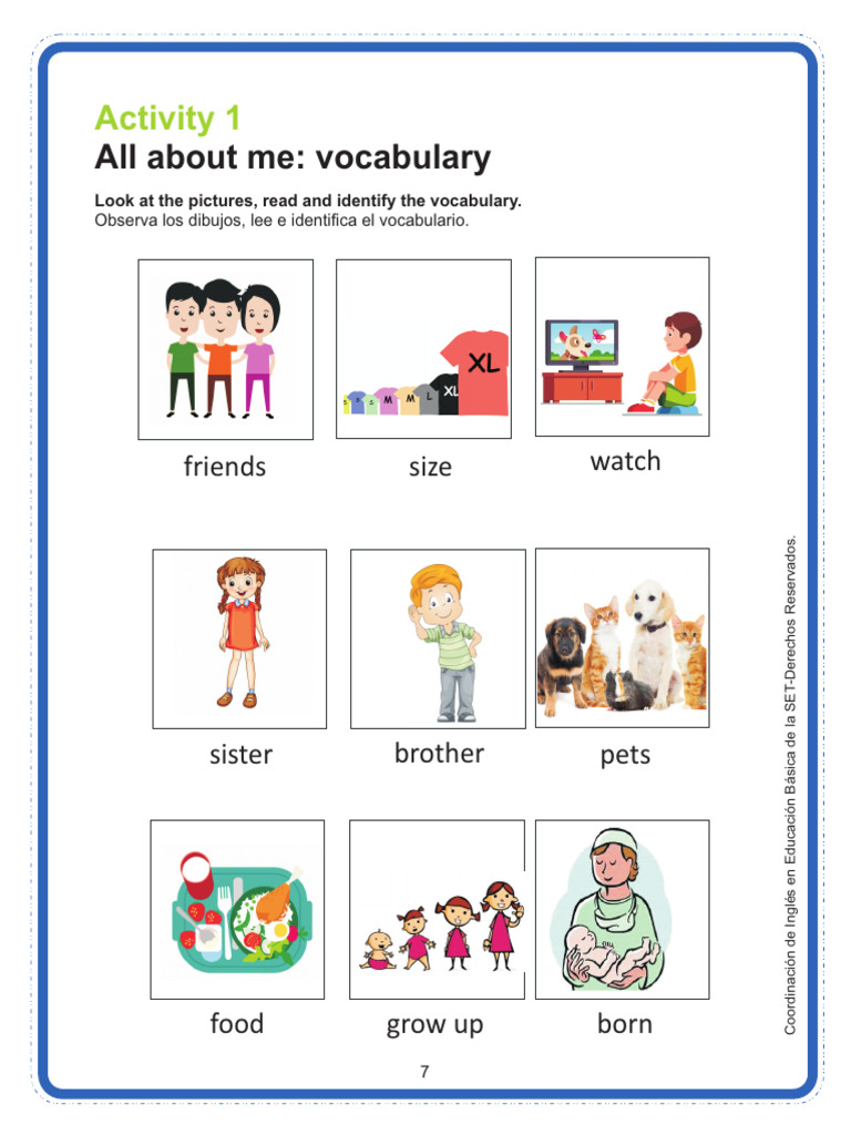 Inglés - Cuarto | PDF