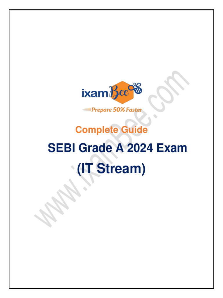 SEBI Grade A IT Officer Exam Guide 2024 | PDF | Internet Protocol Suite | Relational Database
