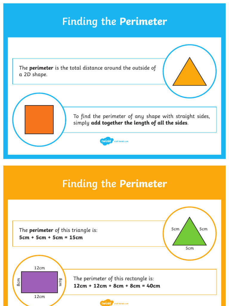 t2 M 050 Area and Perimeter Display Posters | PDF