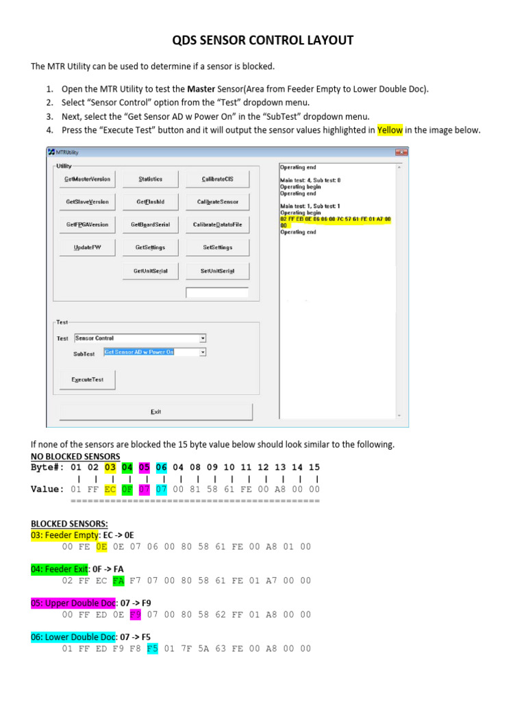 QDS SENSOR CONTROL LAYOUTv2 | PDF