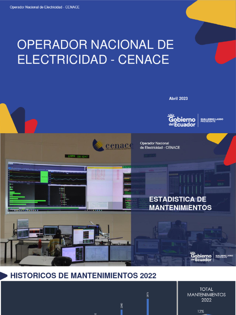 Gestión de Mantenimientos CENACE | PDF | Planificación | Poder (Física)