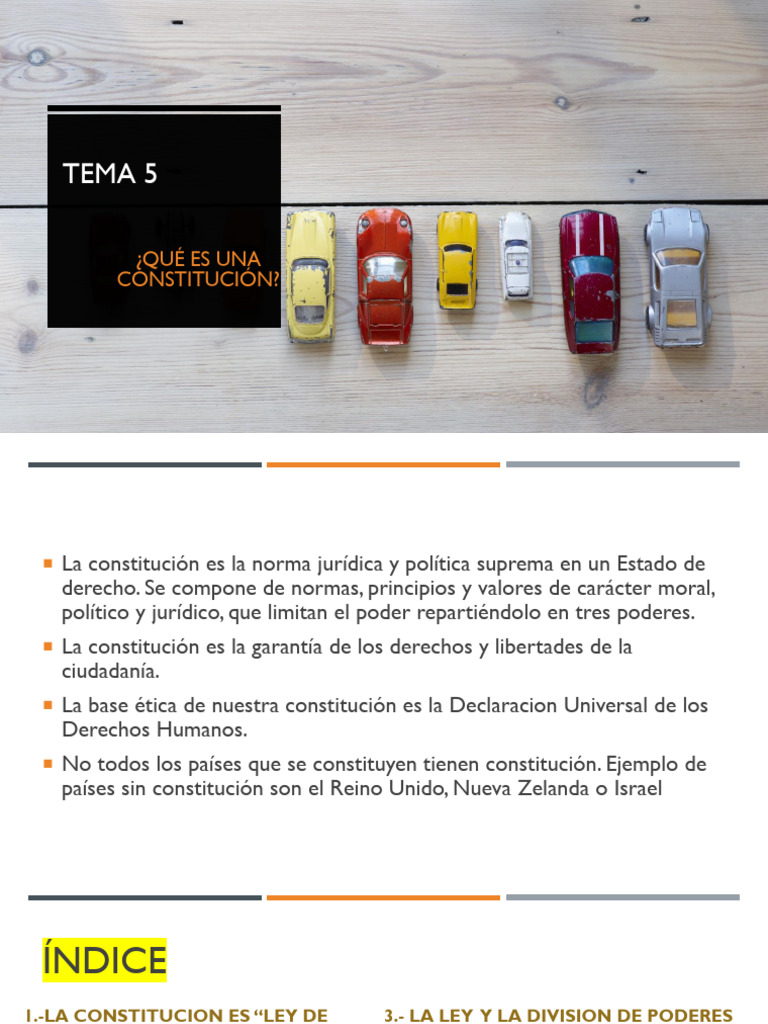 Introducción a las Constituciones | PDF | Constitución | Separación de ...