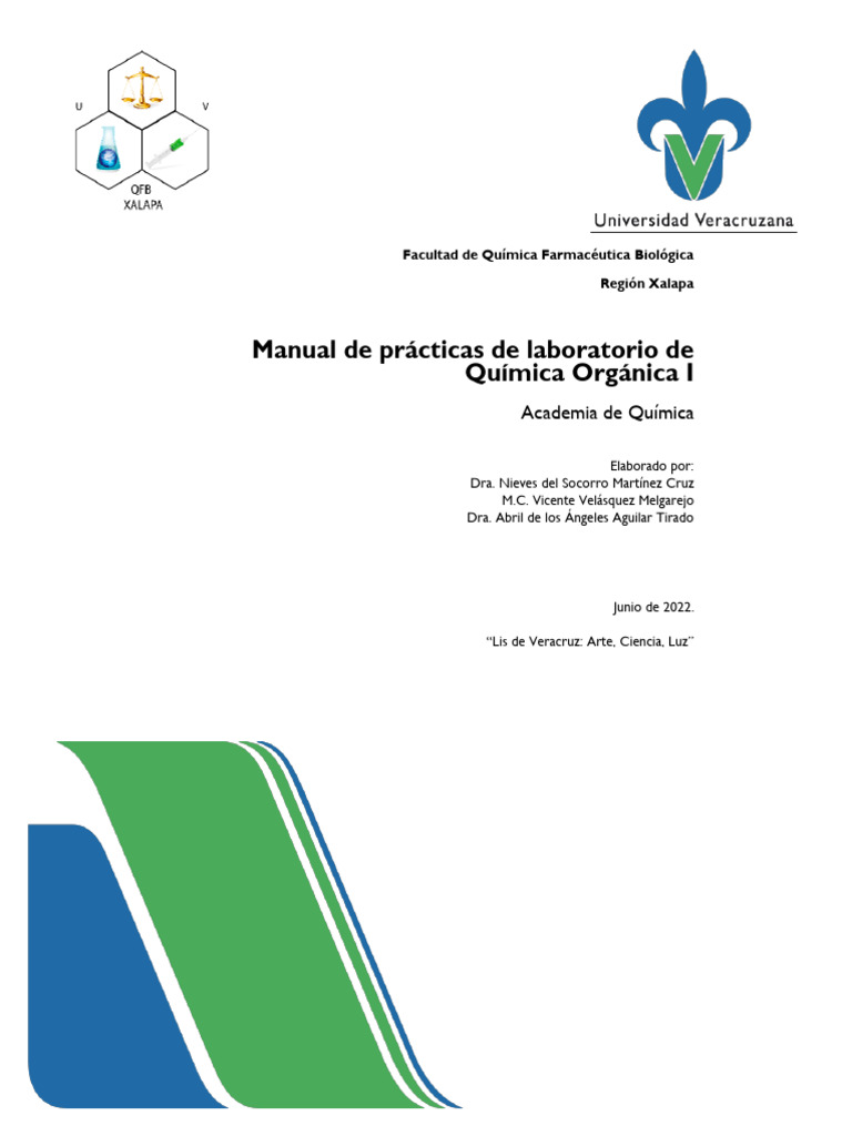 Manual de Laboratorio Química Orgánica I (2024) | PDF