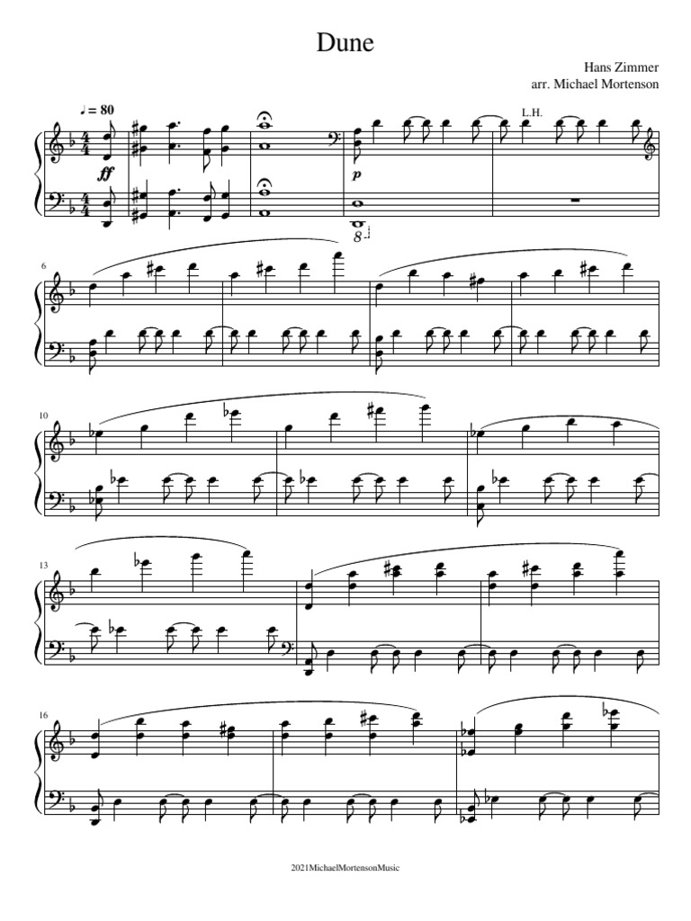 Dune Sheet Music | PDF