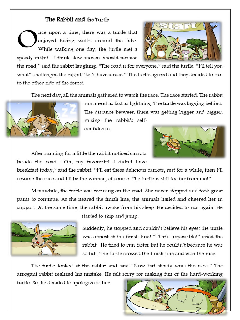 The Rabbit and The Turtle | PDF
