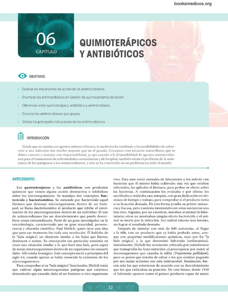 Quimioterápicos y Antibióticos | PDF | Penicilina | Beta lactamasa
