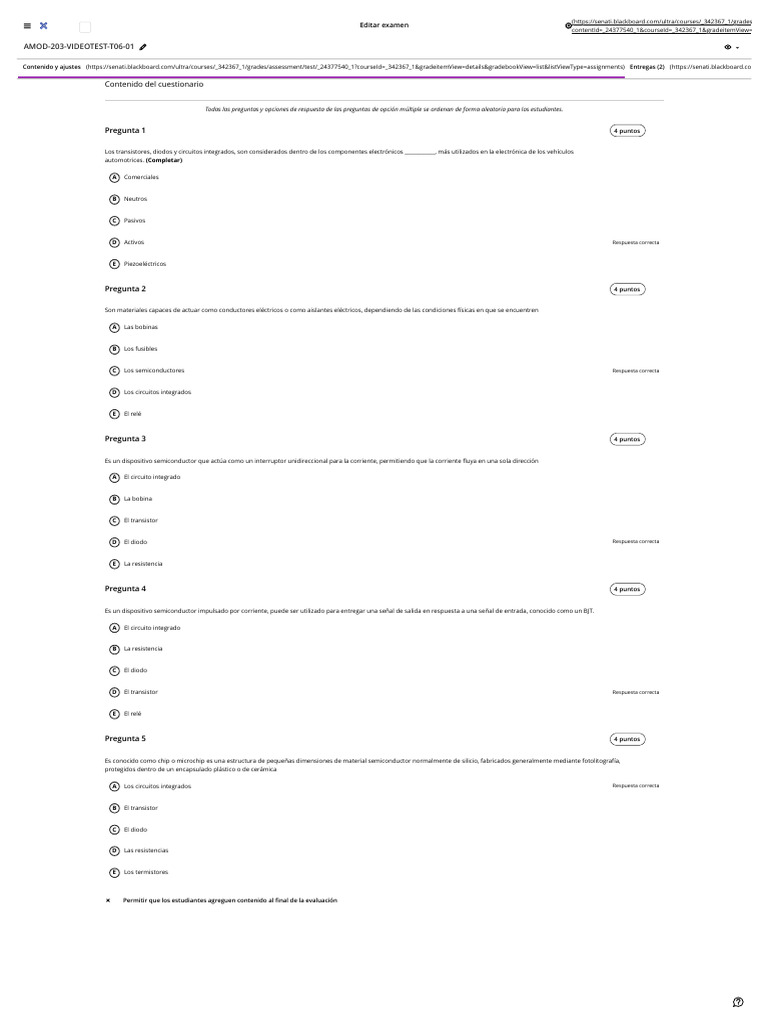 Amod 203 Videotest T06 01 | PDF | Circuito integrado | Transistor