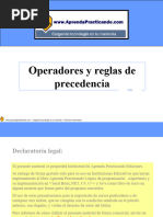 Operadores Logicos, Relacionales y Aritmeticos | PDF | Operador ...