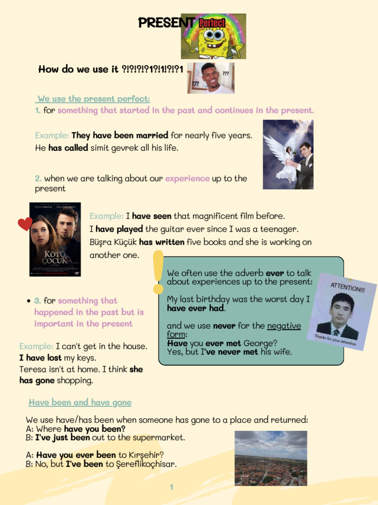 Present Perfect Pdf