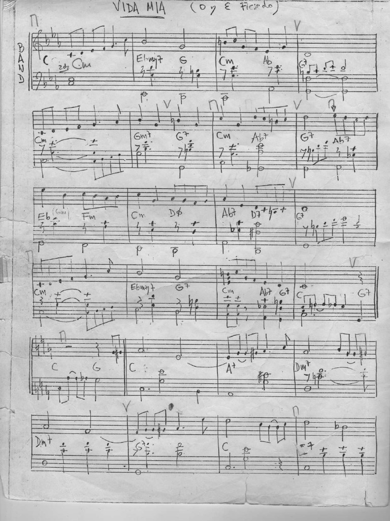 Vida Mía (Osvaldo Fresedo) (Manuscrito) | PDF