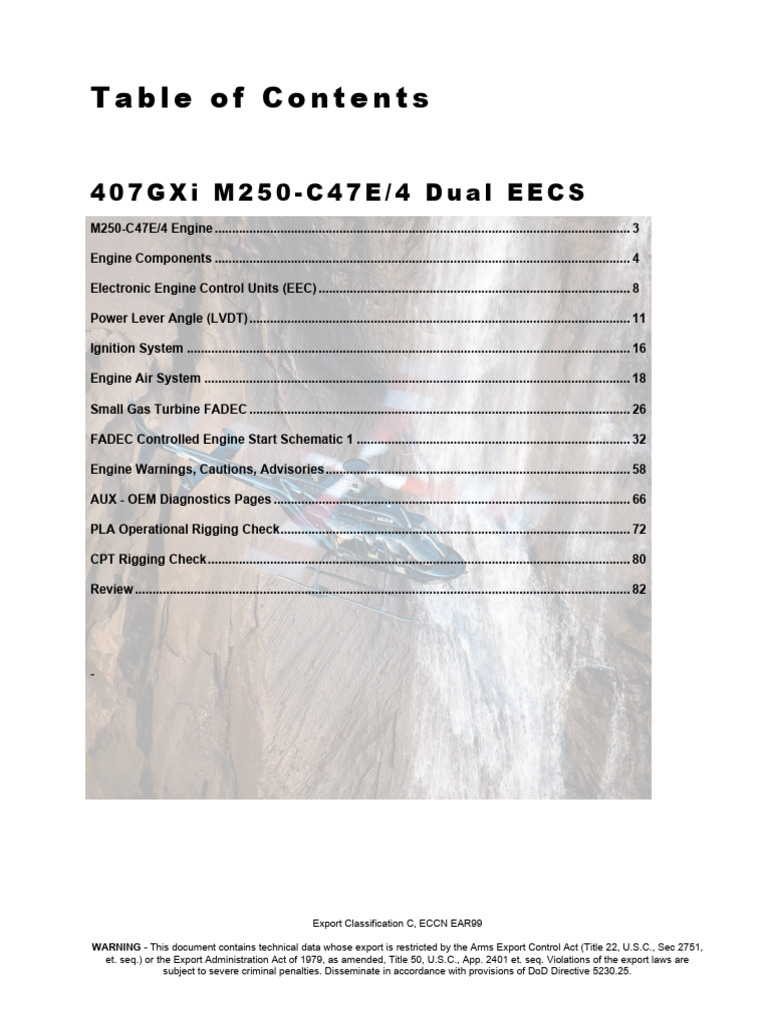 06A 407 - 407GX - 407GXi B2 M250-C47E4 Dual EECS 2023MAY24 | PDF | Sensor | High Voltage