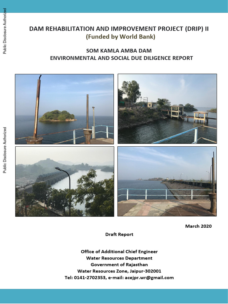 Som Kamla Amba Dam ESDD Report | PDF | Spillway | Dam