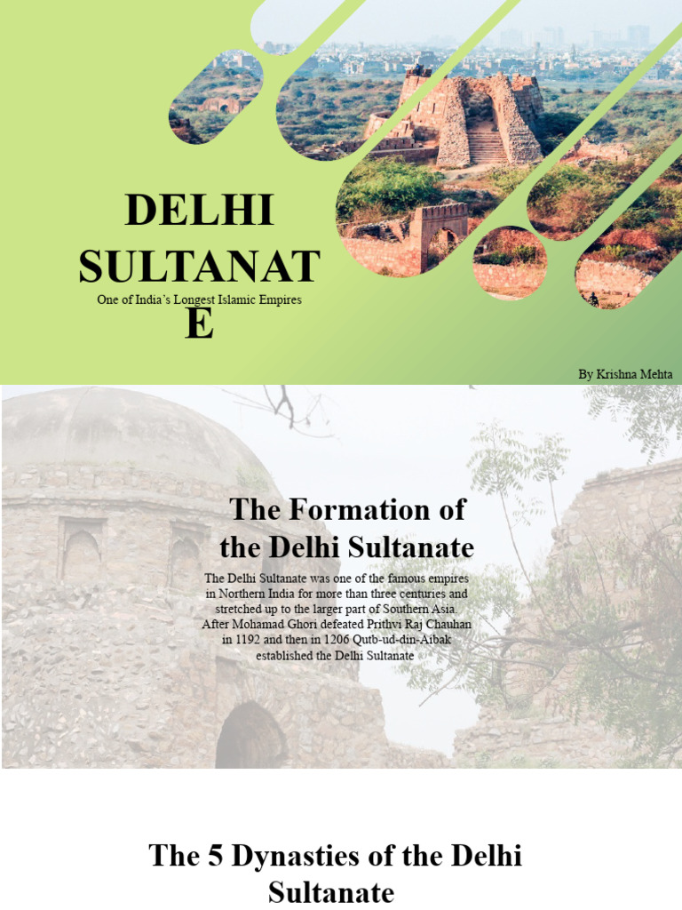 The Delhi Sultanate | PDF