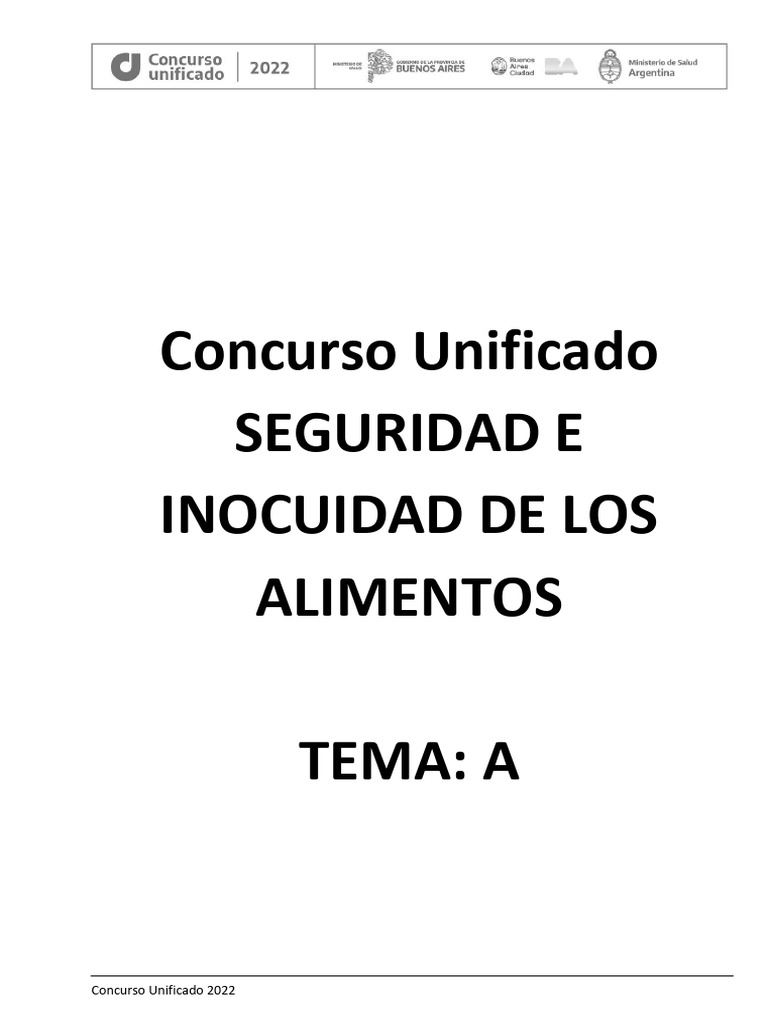 Seguridad e Inocuidad de Los Alimentose | PDF | Alimentos | Análisis de Riesgo y Puntos Críticos ...