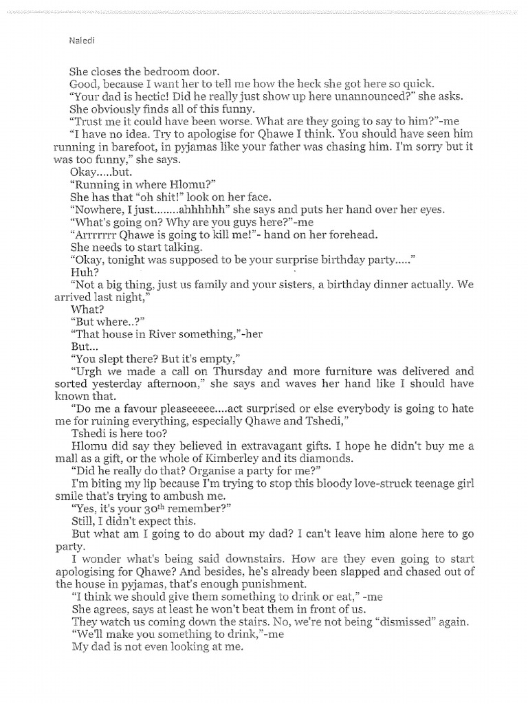 Naledi HIS LOVE Part 2 | PDF