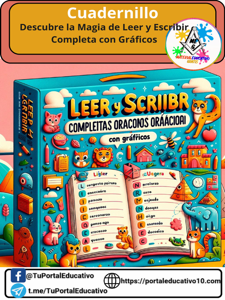 Descubre La Magia de Leer y Escribir Completa Con Gráficos ...