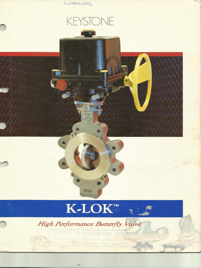 Válvulas Mariposa - Keystone | PDF