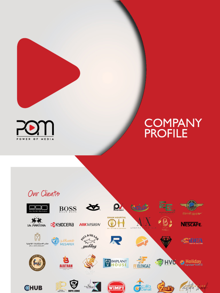 pom company profile | PDF | Brand | Advertising