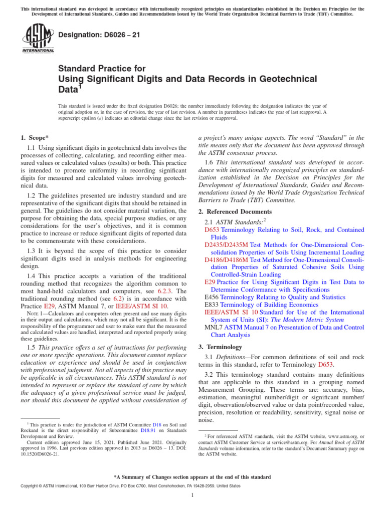 D6026-21 Standard Practice For Using Significant Digits and Data ... D6026-21 Standard Practice For Using Significant Digits and Data ...