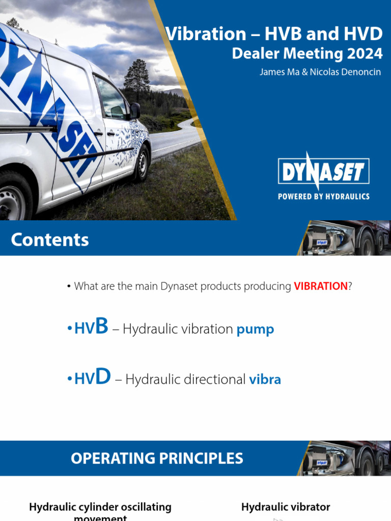 HVB & HVD Vibration Solutions Overview | PDF | Pump | Hydraulics