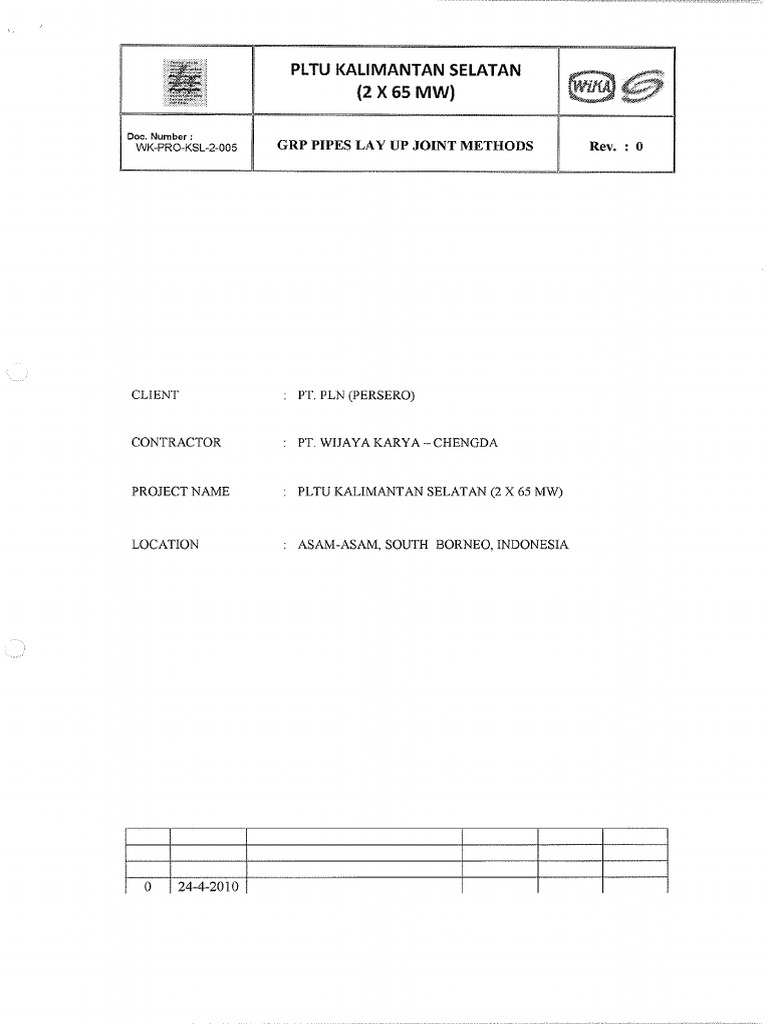 GRP Layup Joint Report | PDF