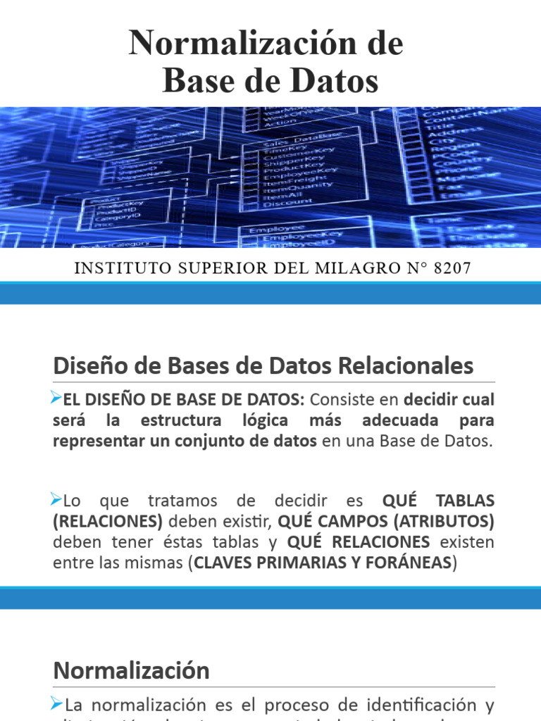 Normalizacion BDs | PDF