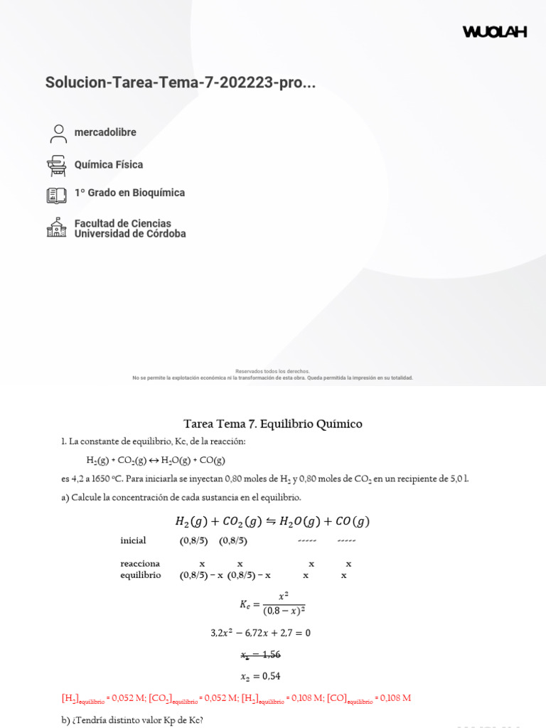 Wuolah Premium Solucion Tarea Tema 7 202223 Profesora | PDF