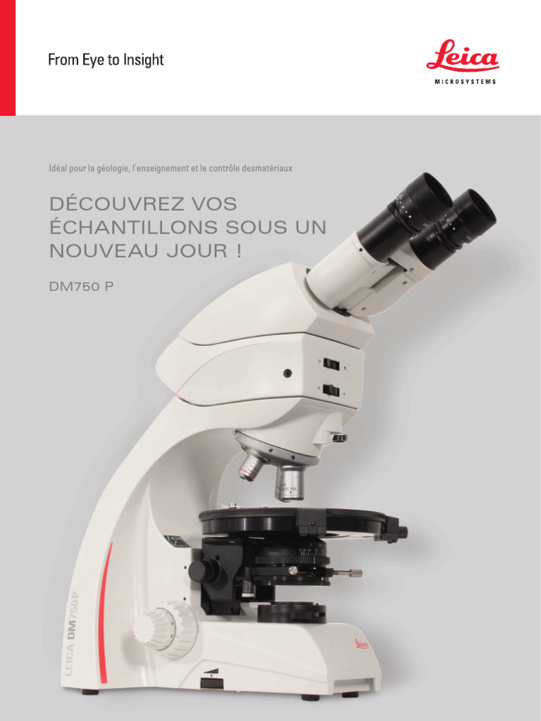 Leica DM750 P Brochure FR | PDF