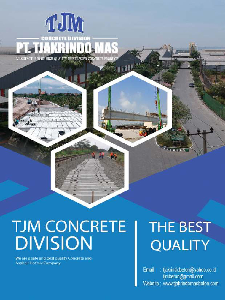 Brosur Beton Precast TJM PDF | PDF