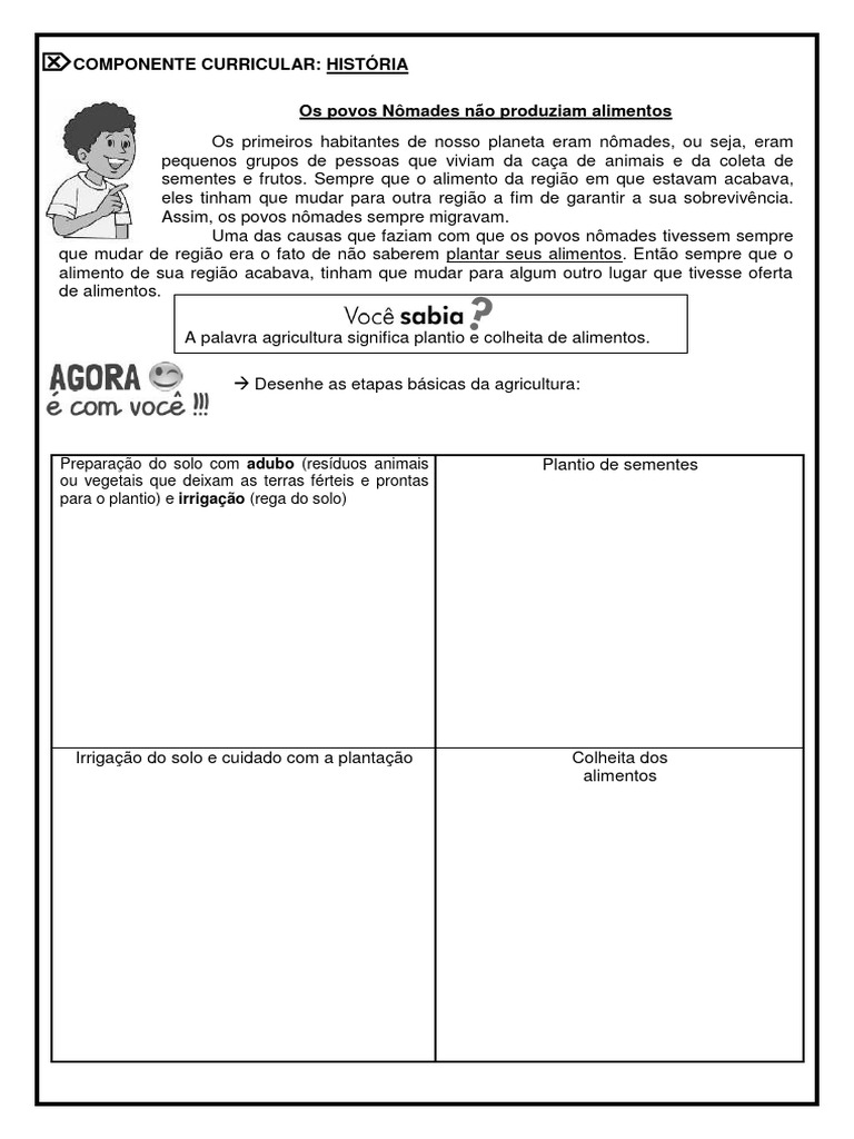NÔMADES E SEDENTÁRIOS 4° ANO | PDF