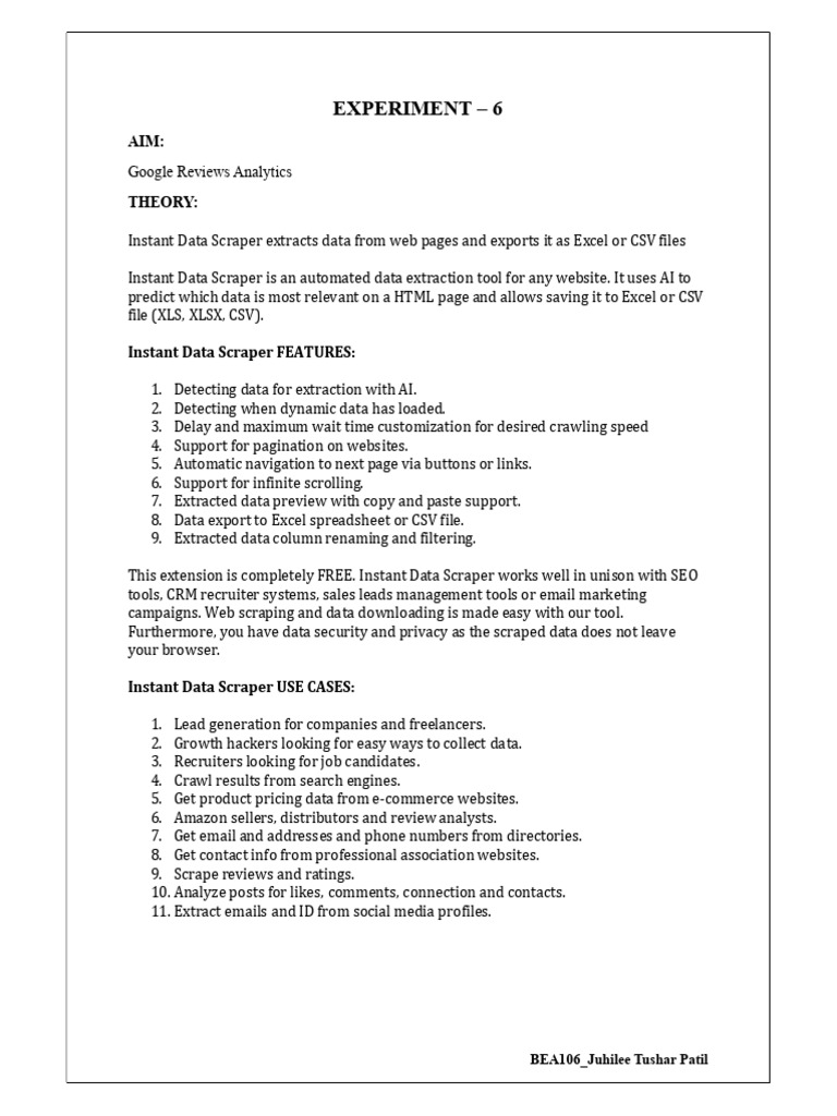 Ex6 SMA | PDF | Machine Learning | Artificial Intelligence