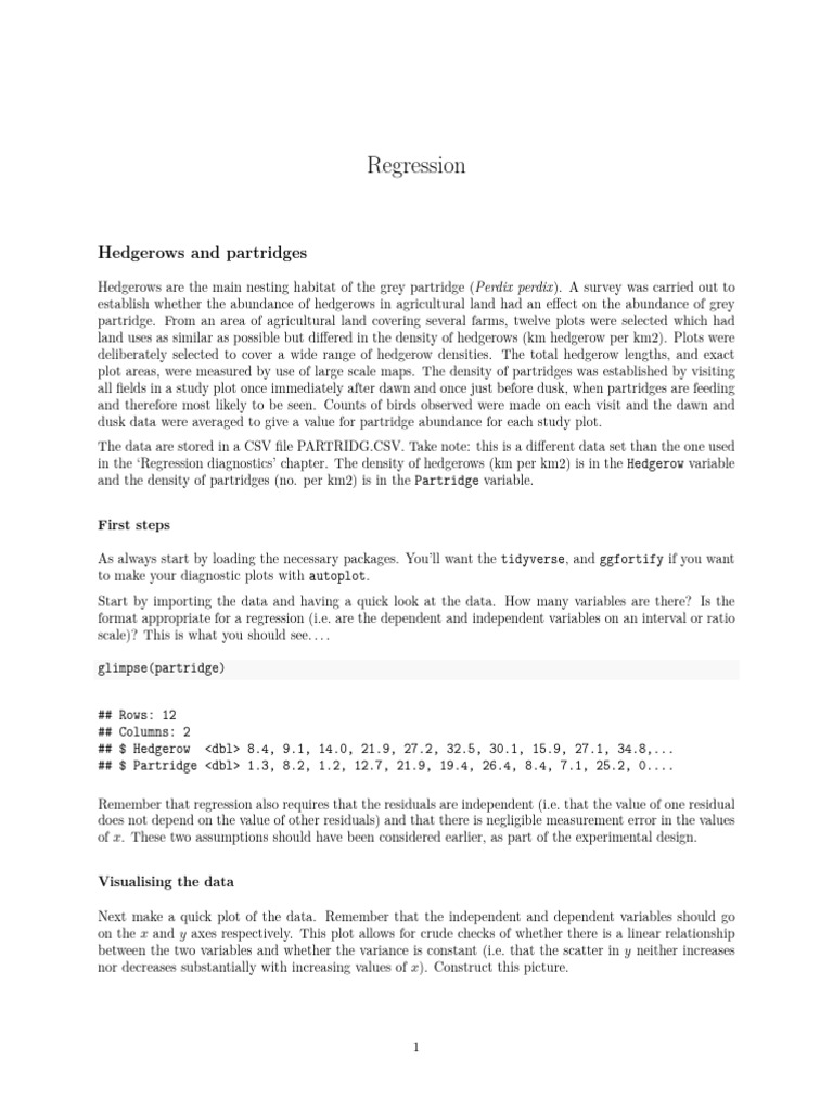 A6 Regression Challenge ANSWERS | PDF | Errors And Residuals | Coefficient Of Determination