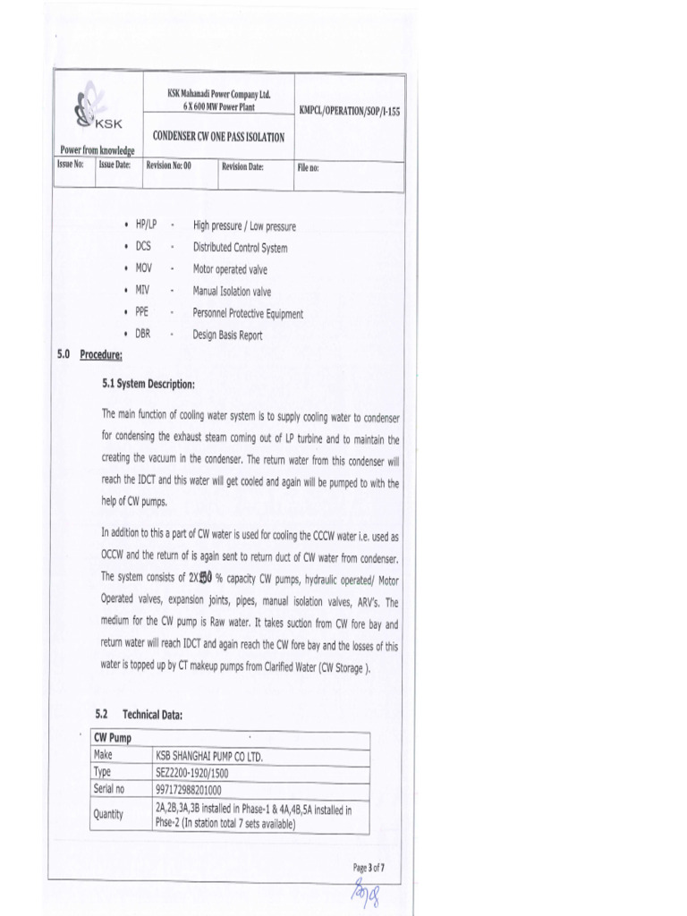 Condenser CW One Pass Isolation3 600mw | PDF