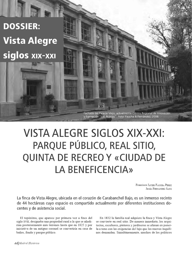 01-Historia de Vista Alegre | PDF | Madrid 01-Historia de Vista Alegre | PDF | Madrid