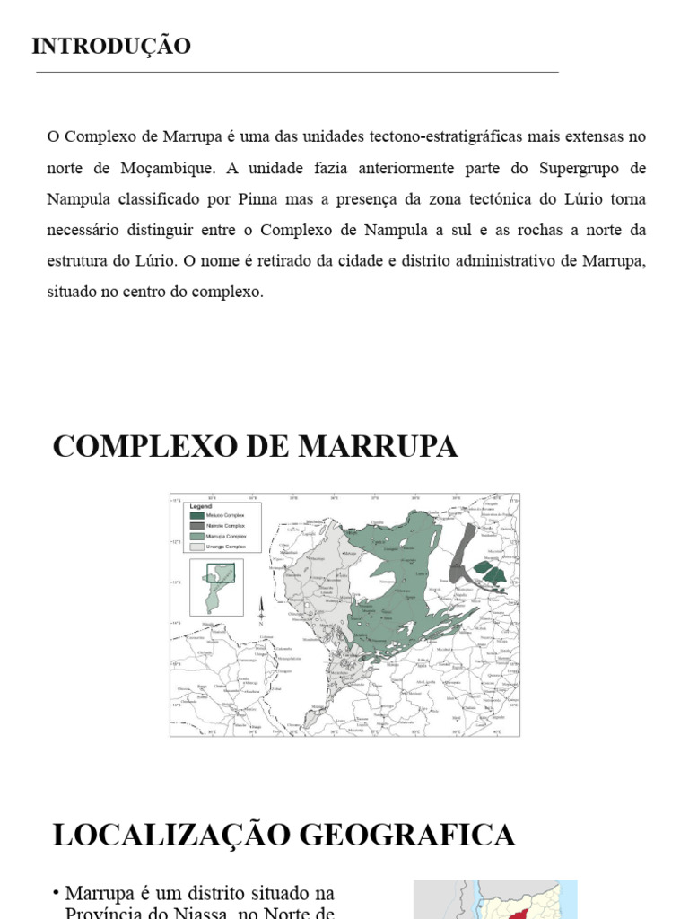 Complexo de Marrupa | PDF | Granito | Rochas