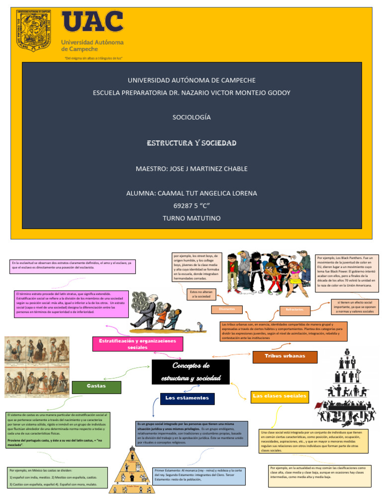 sociologia mapa mental | PDF | Casta | Estratificación social