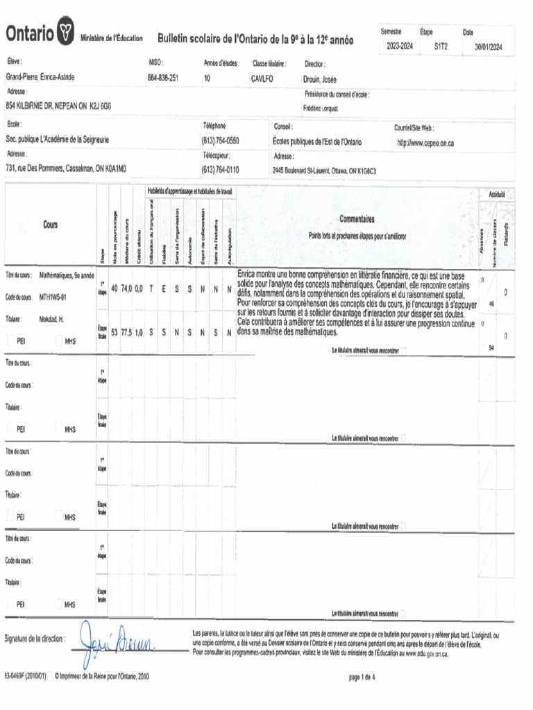 66 PS MTH1W Grand Pierre | PDF