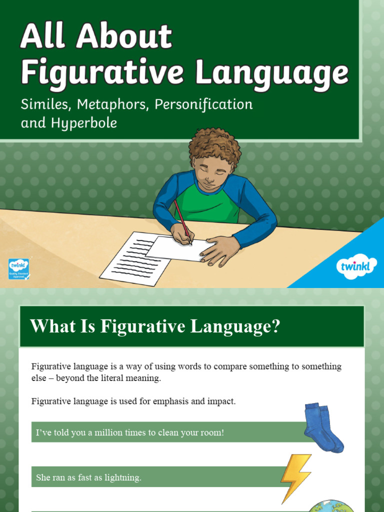 Figurative Language PowerPoint Warm - Up | PDF | Metaphor