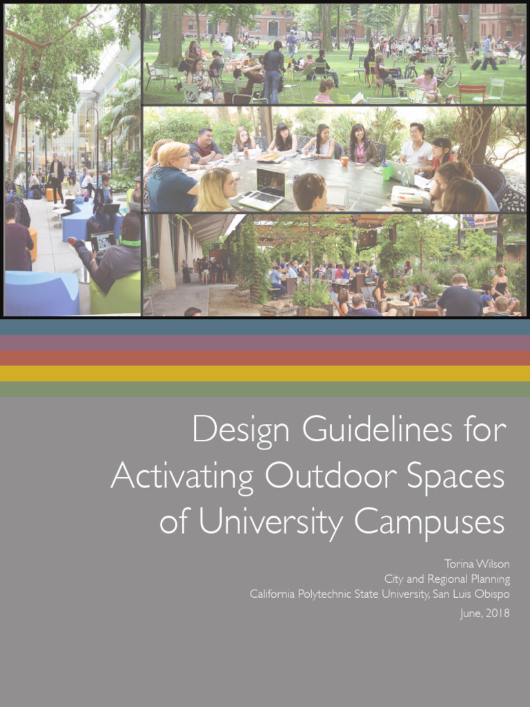Design Guidelines For Activating Outdoor Spaces of University Cam | PDF ...