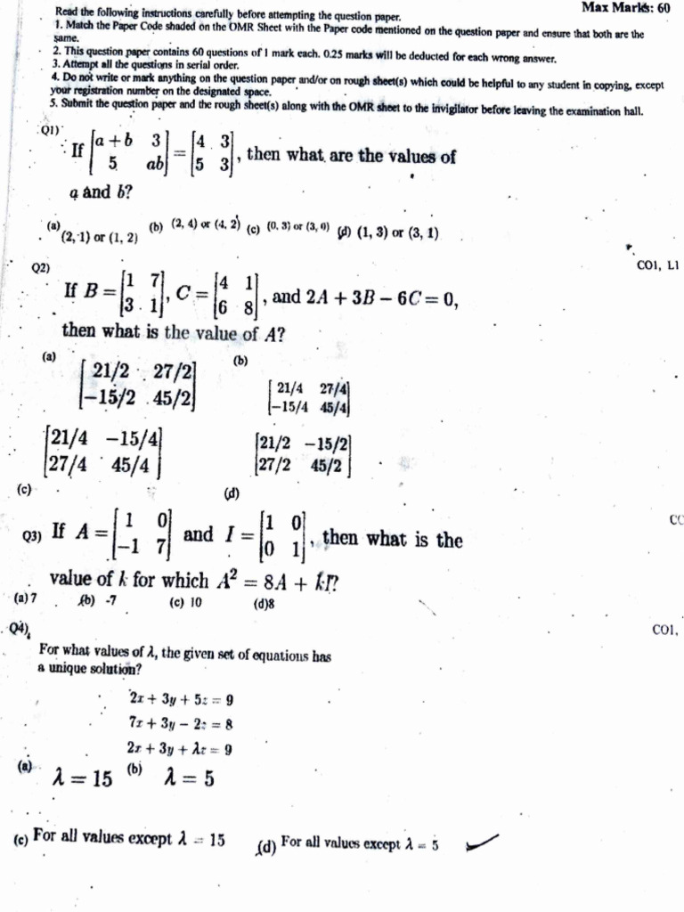 Sample Paper 1 | PDF | Mathematical Objects | Trigonometry